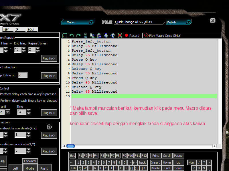tennetstation: Cara Setting Mouse Macro X7