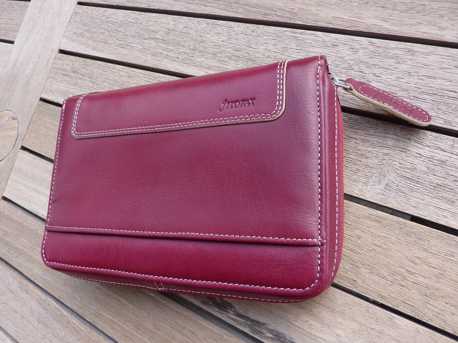 Plannerisms: Holborn Zip personal size Filofax in Wine