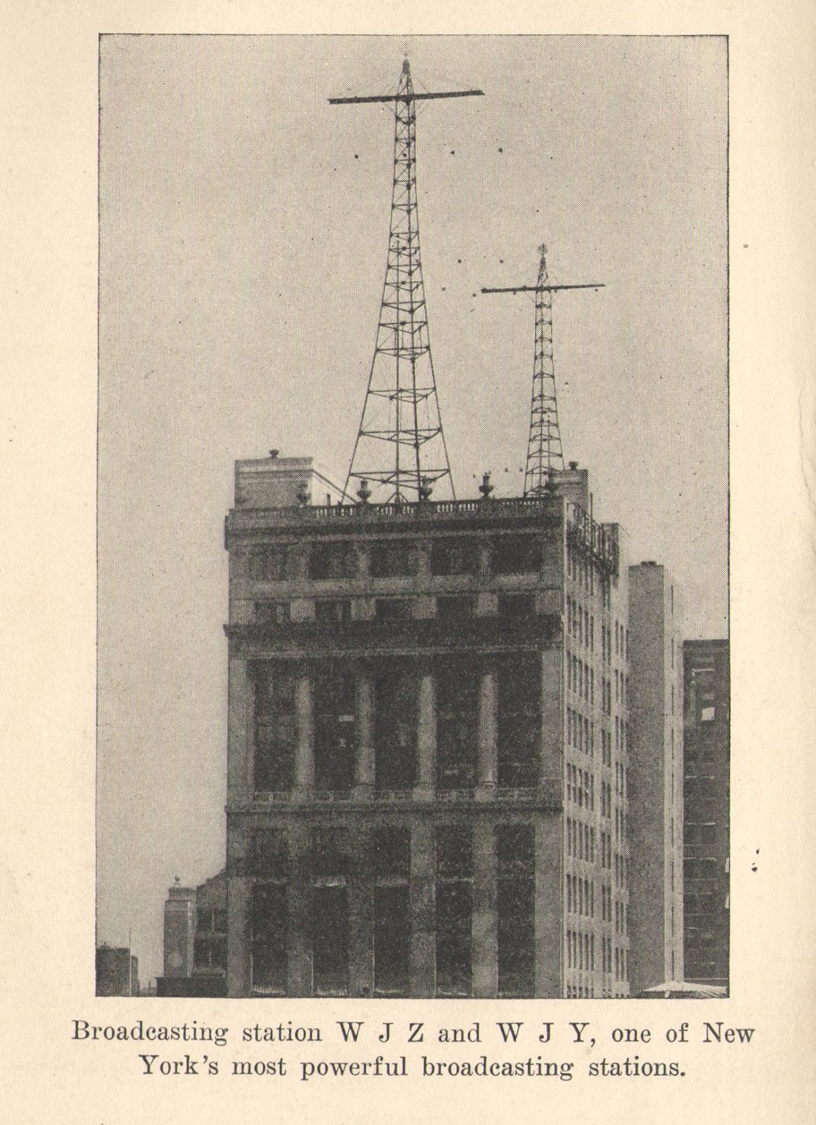 ARCANE RADIO TRIVIA: WJY and WJZ: Fraternal Twins