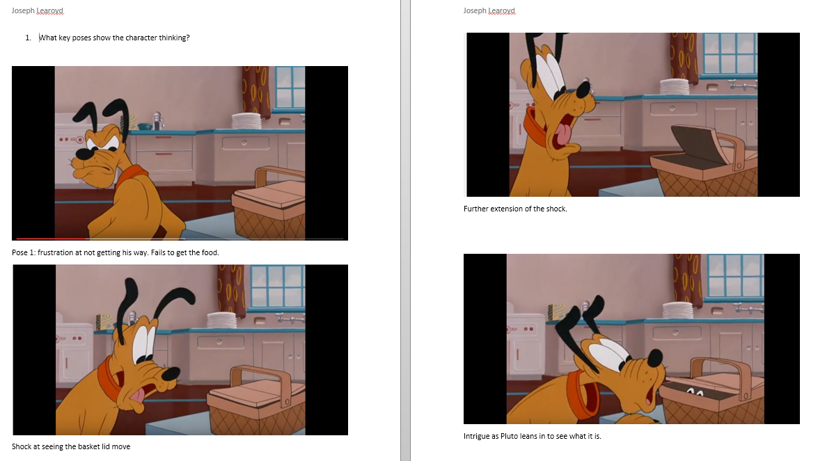 Advanced Character Animation (Level 2): Session 2 - Classwork