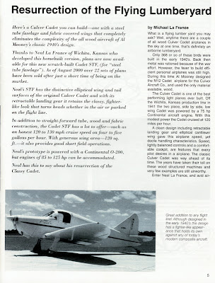 homebuiltairplanes: Cadet STF Airplane