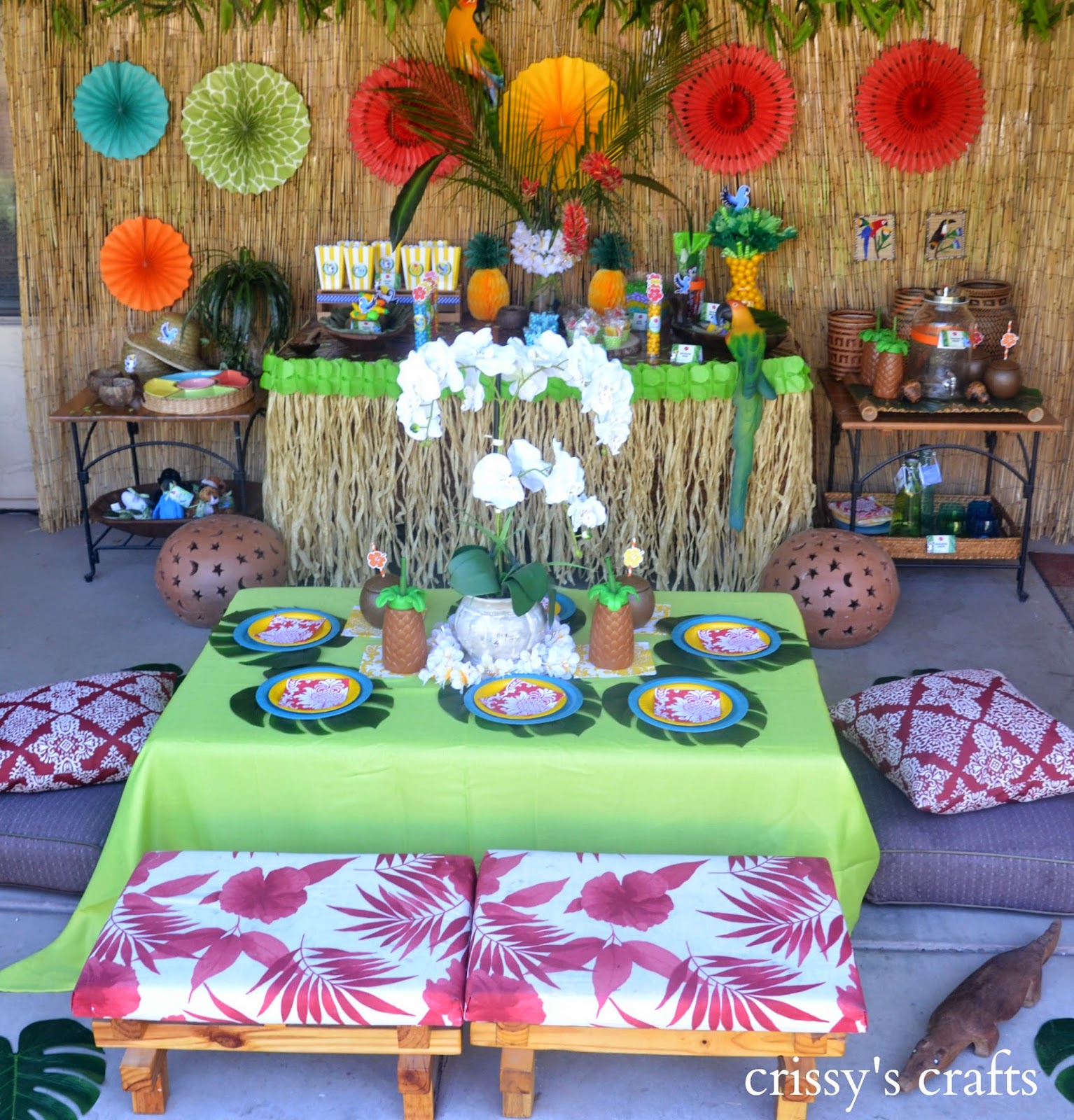 Crissy's Crafts: Rio 2 Inspired Party - It's on in the Amazon!
