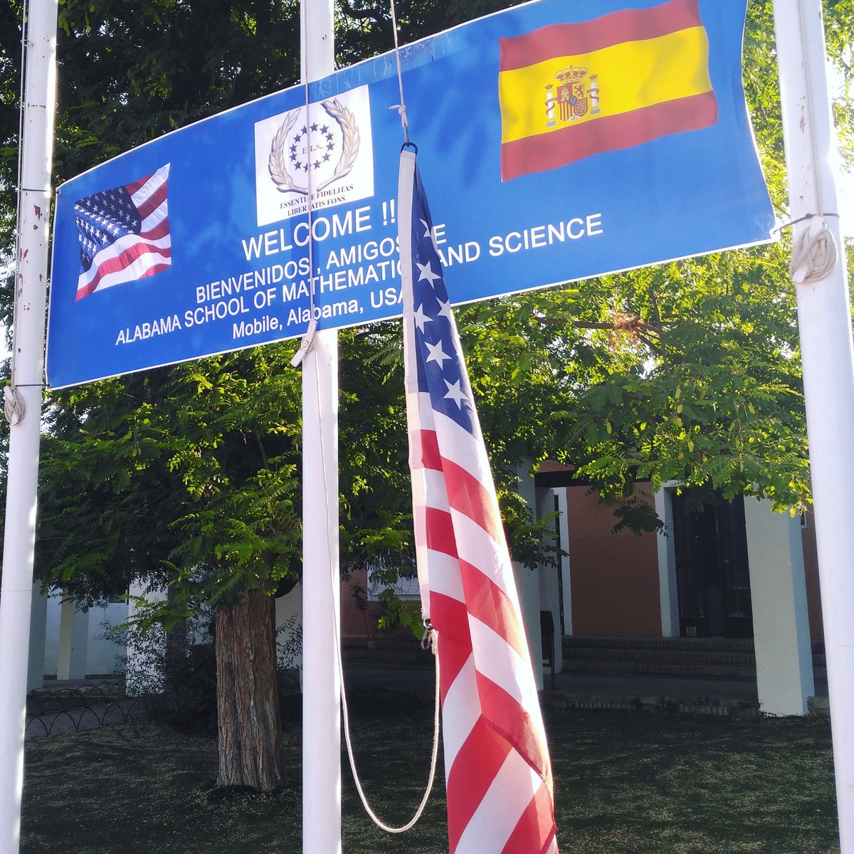 Bienvenida intercambio Alabama School of Math and Science 2018