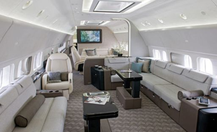 Spend Like A King: Fly in Style: Boeing's Luxurious VIP BBJ Private Jet
