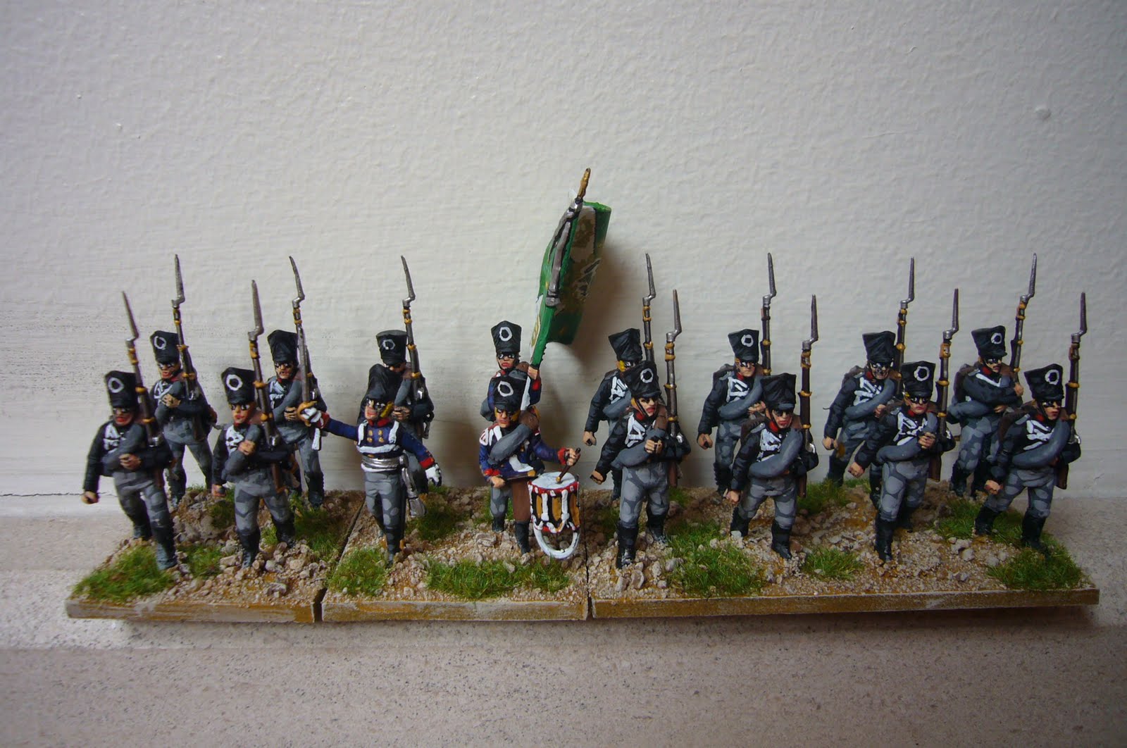 jp wargaming place: 28mm Perry Miniatures Prussian Infantry- Steinmetz ...