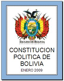 Frases De Abogados.: Constitución Nacional de Bolivia, 2009
