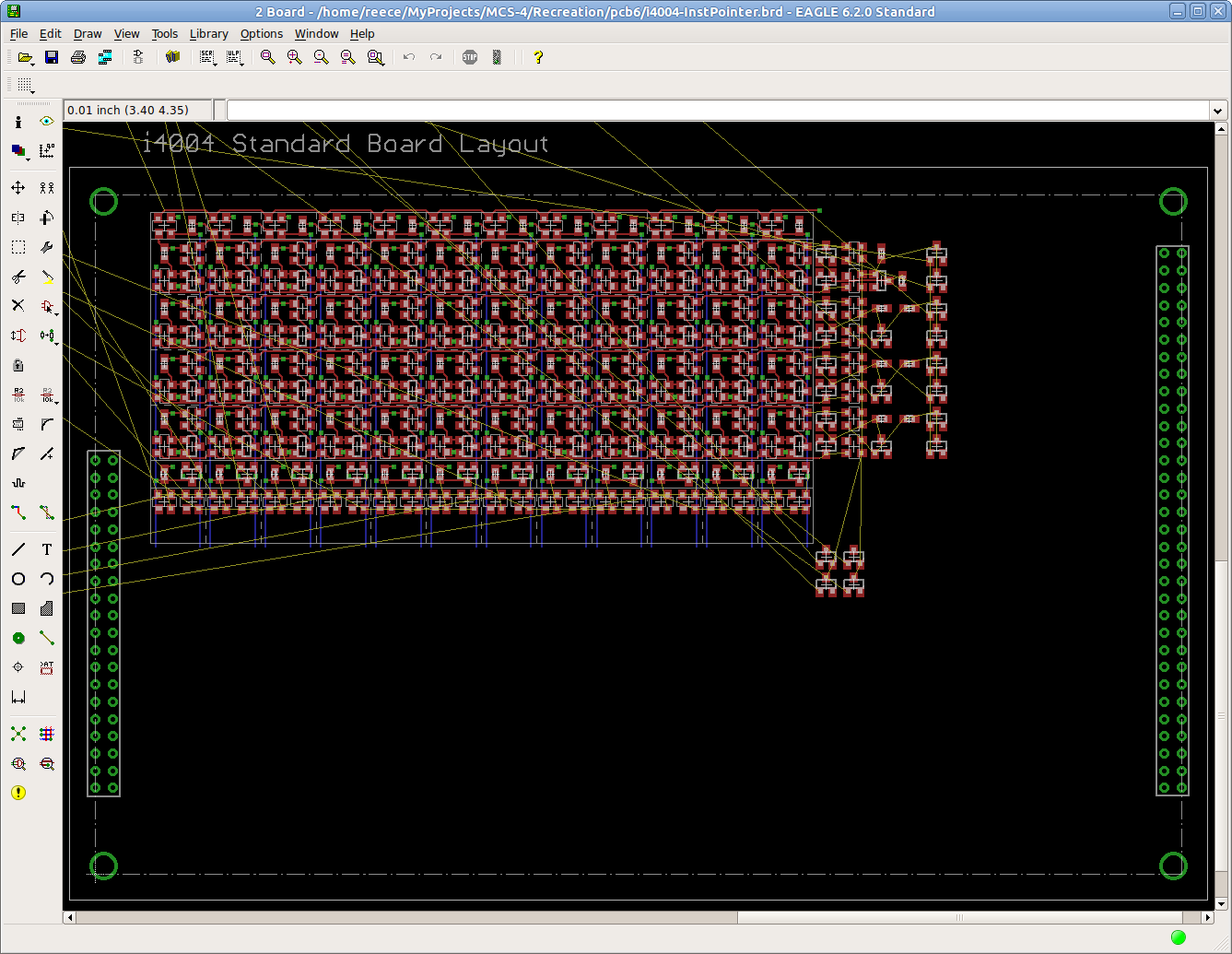 Insanity 4004: The Instruction Pointer Board
