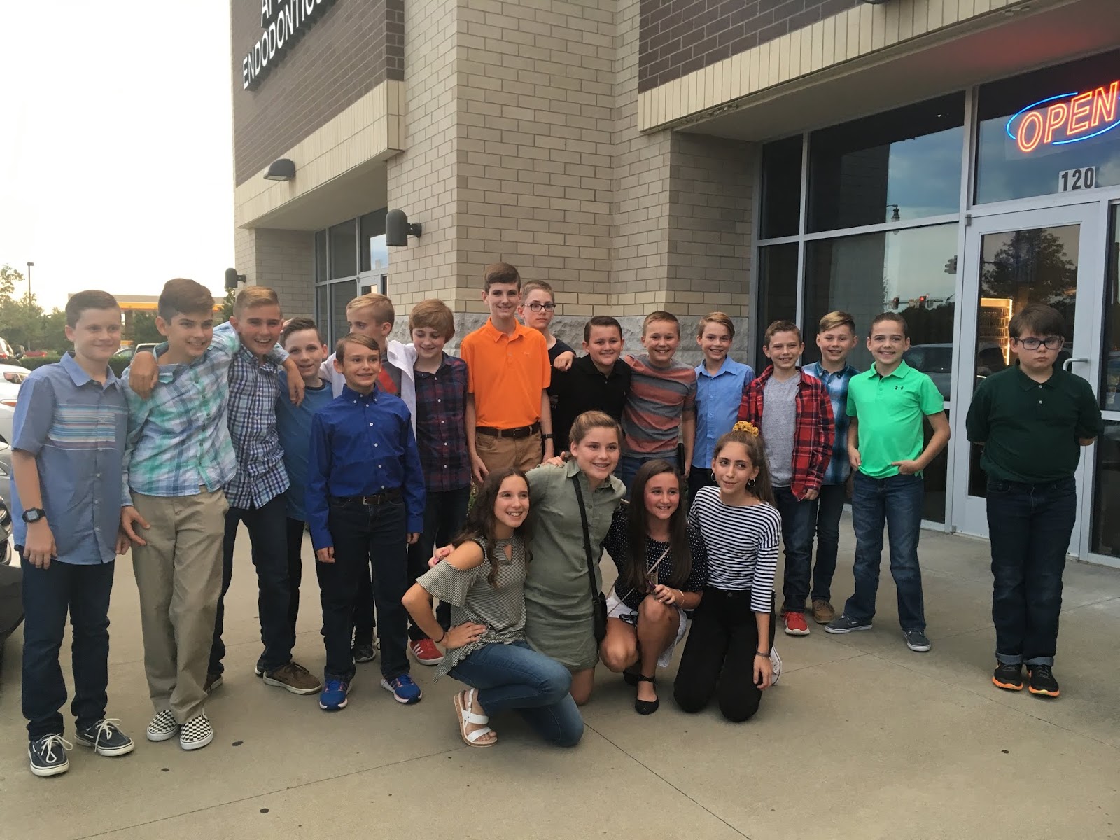 The Hitchcock Family: First Middle School Dance