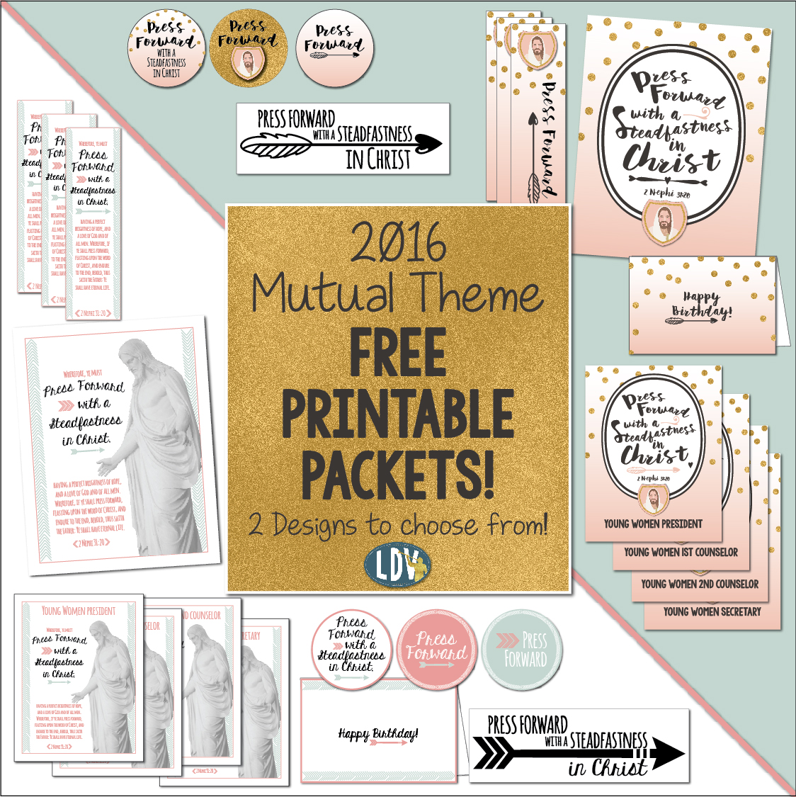 Life's Journey To Perfection: 2016 Mutual Theme Printables Round-up