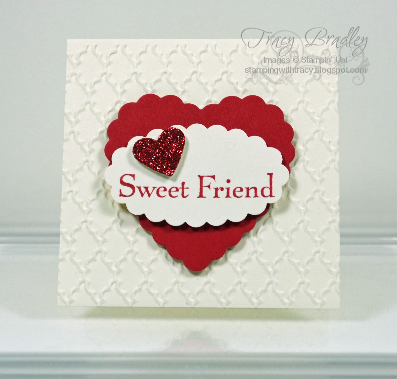 Sweet Friend Card - Stamping With Tracy