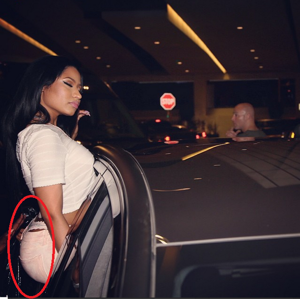 Royalcad Oh Its A Trend Nicki Minaj Shows Off Panties Again Photos