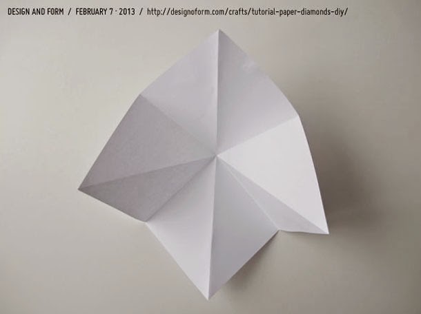 it's a heart heart season: Paper Diamond tutorial photos from DESIGN ...