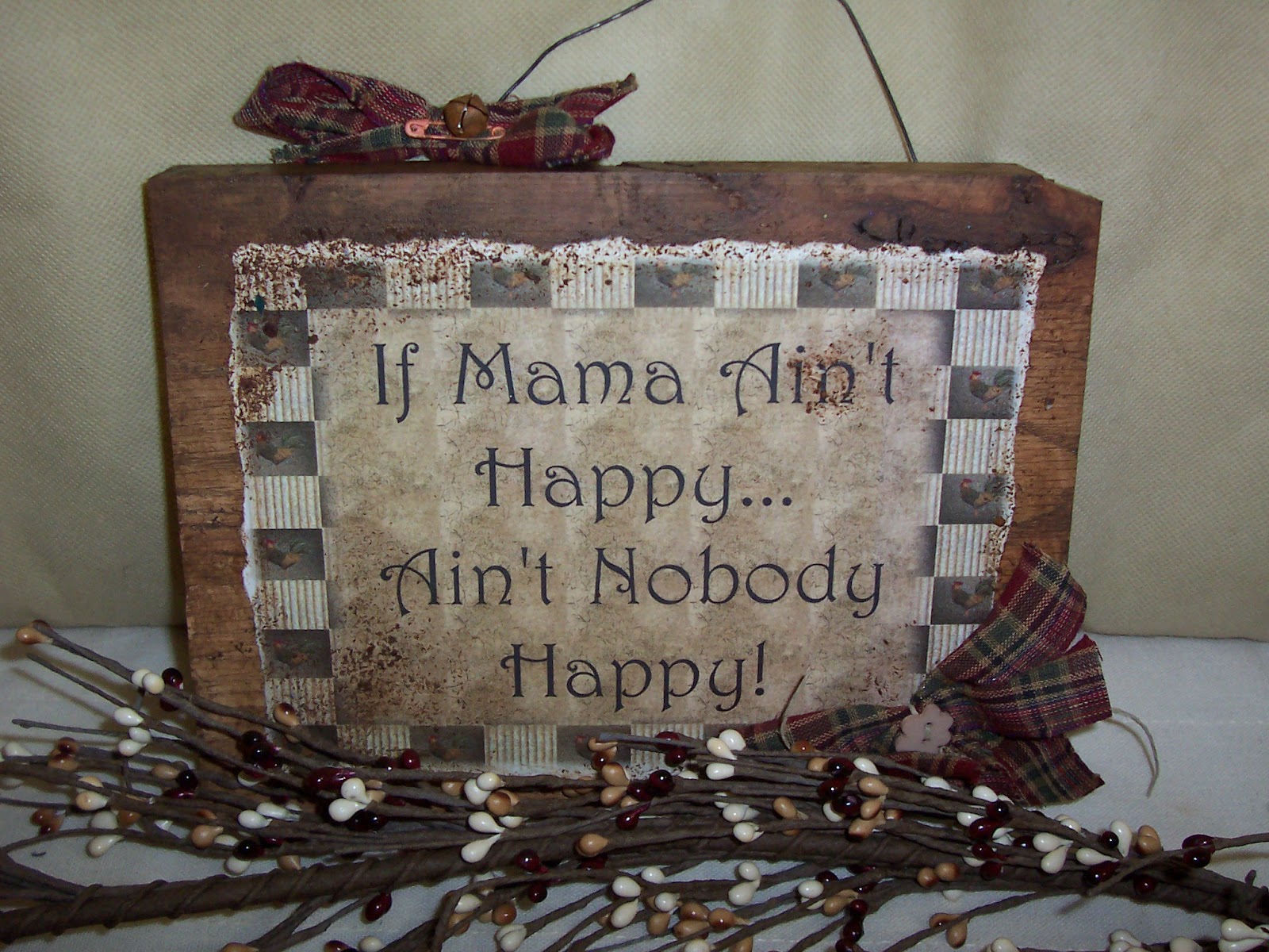 Primitive Wooden Signs | Laura Lynn Rhodes Blog