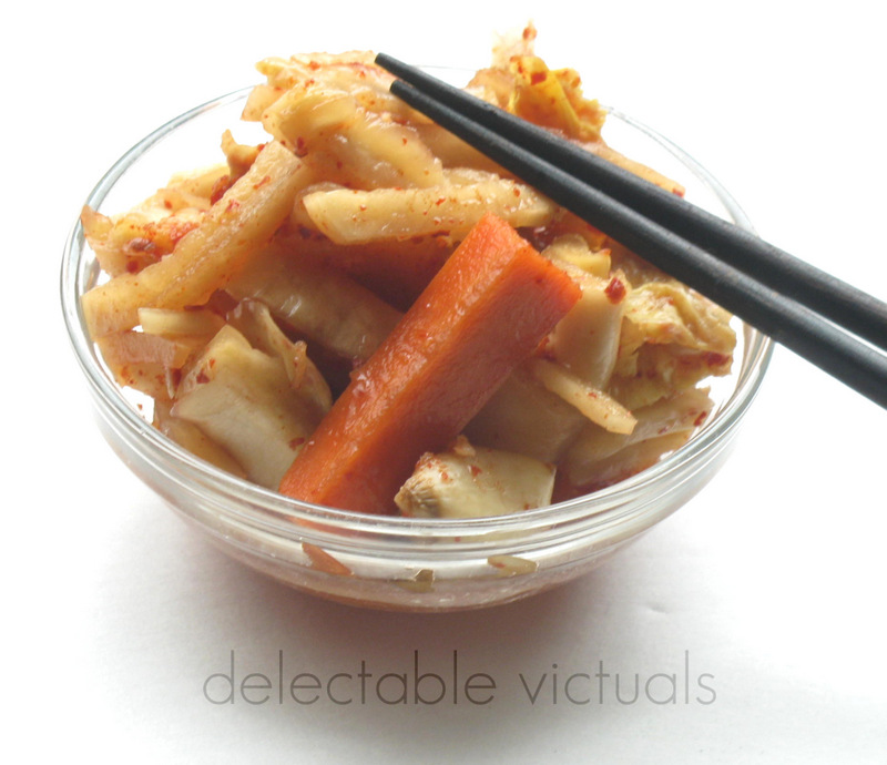 Delectable Victuals: Home-made Baechu Kimchi