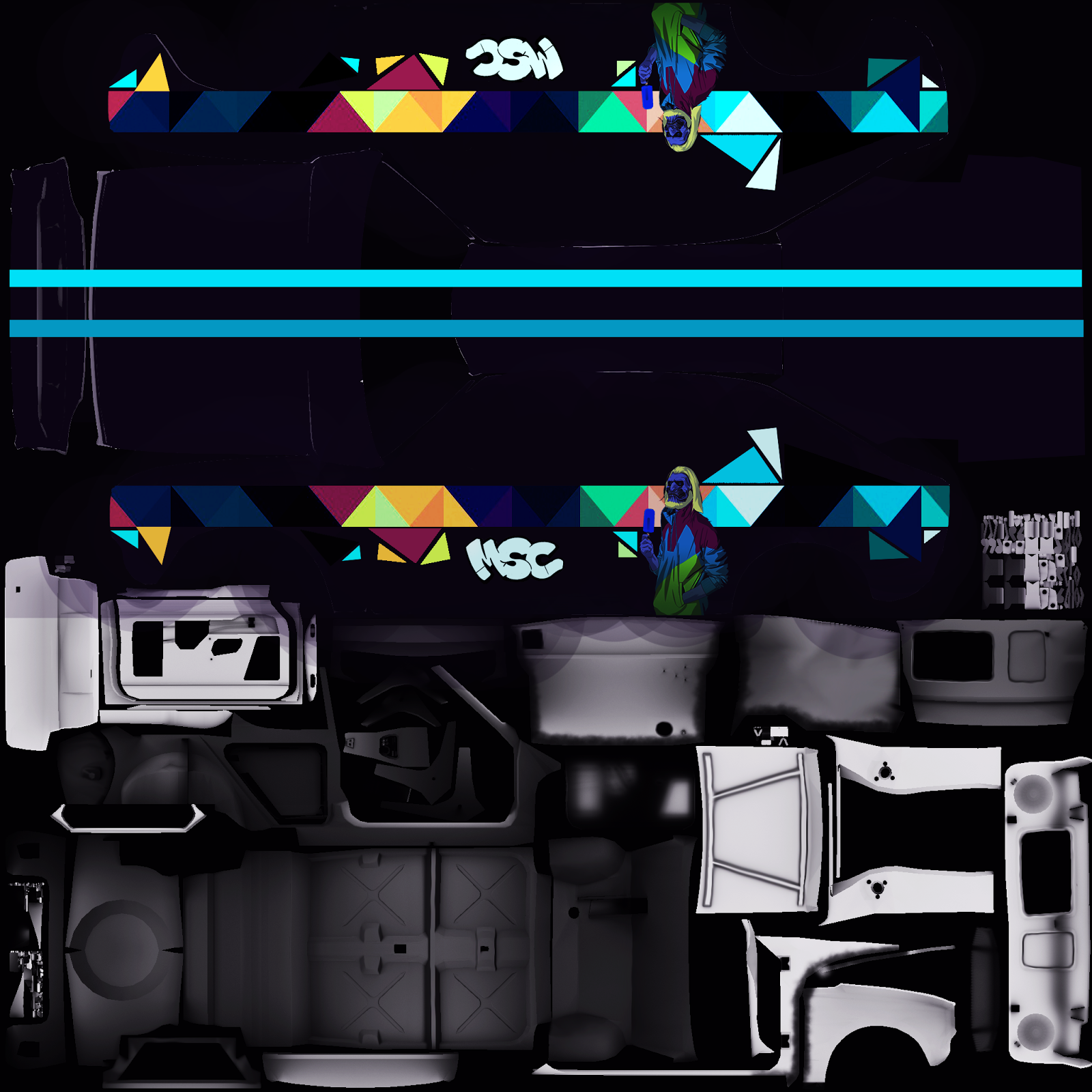 [Skin] Urban Art | My Summer Car Brasil