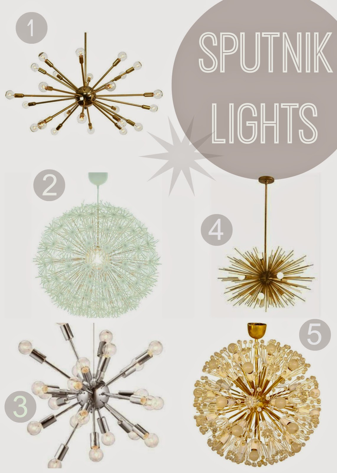 sputnik lighting!!! ~ every bit lovely