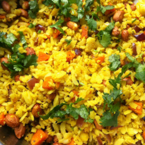 Vegetable Poha Recipe in 3 Steps By Indian Vegetarian Recipes