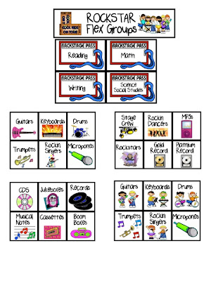 Mrs. Lisa's Pre-K Crew Rocks!: Rock Star Classroom Printables