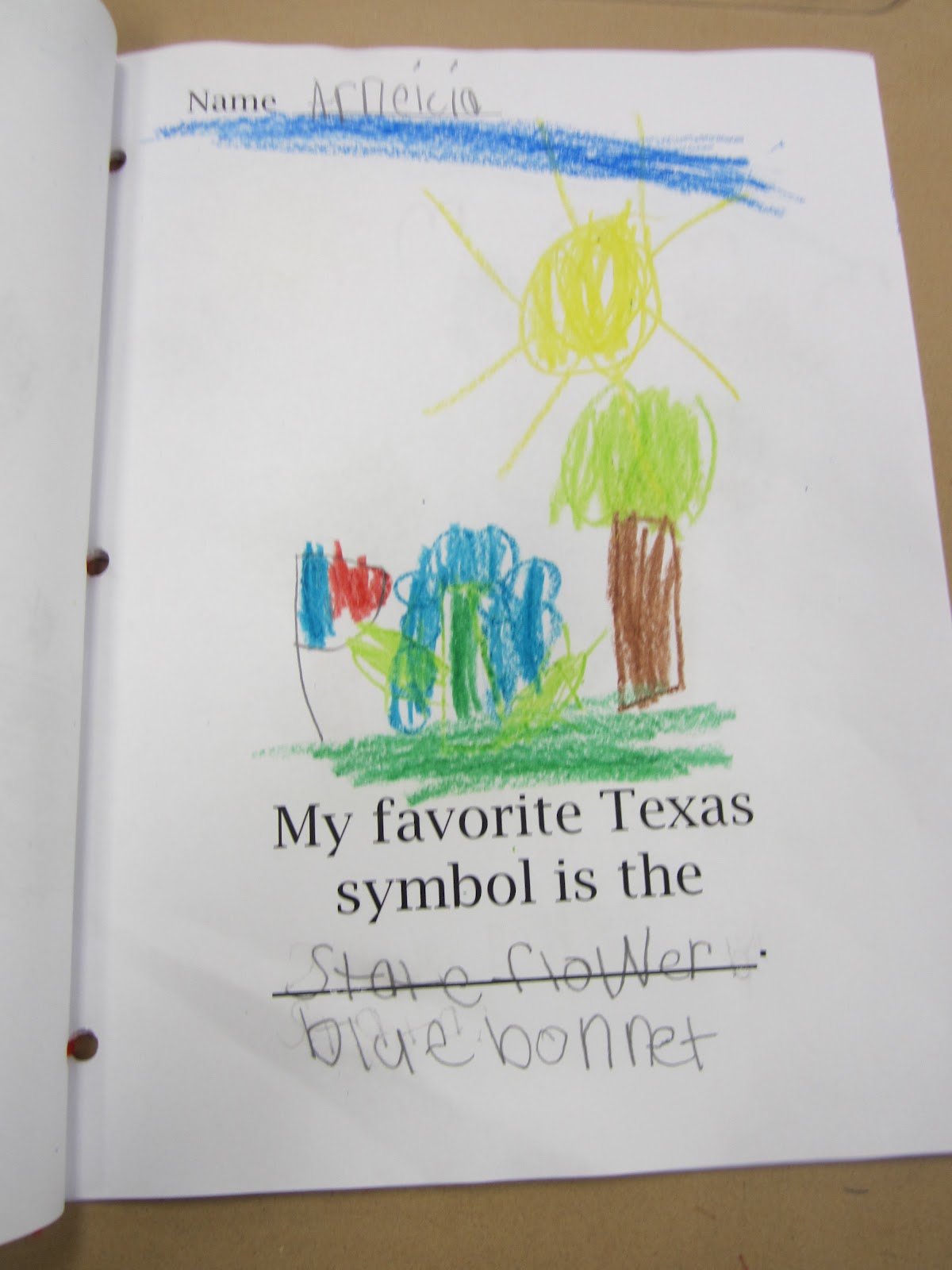 Kindergarten is "Kool": Texas Symbols