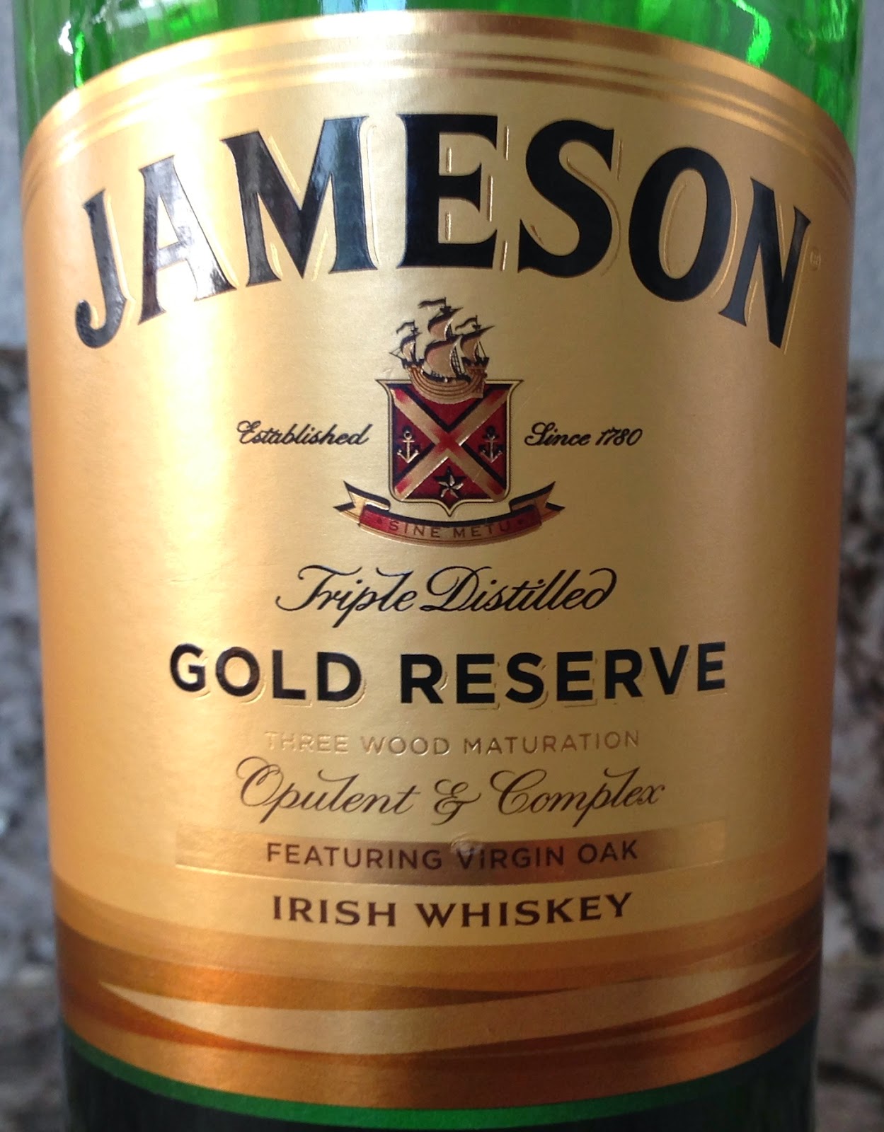 Diving for Pearls: NOT Single Malt Report: Jameson Gold Reserve Irish ...