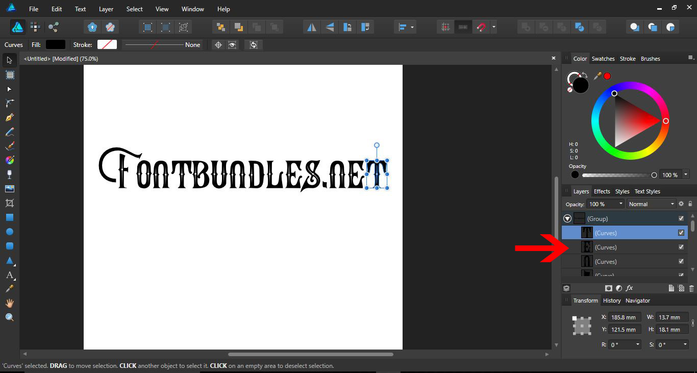 Text basics in Affinity Designer | Design Bundles