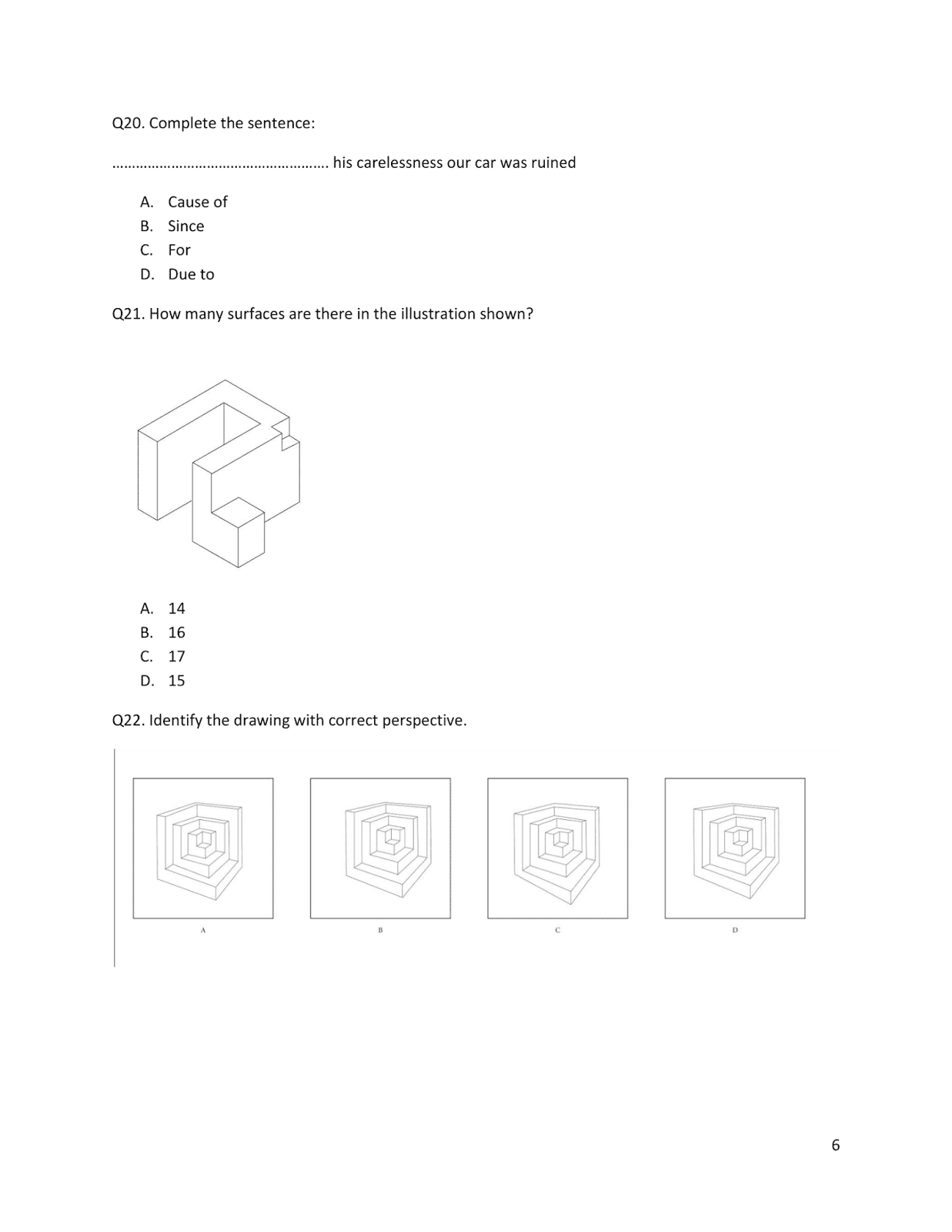 CEED 2014 Question Paper