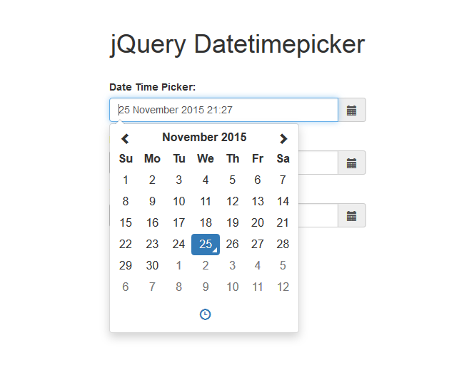 jQuery - Membuat Bootstrap Datetimepicker - Server Rendi