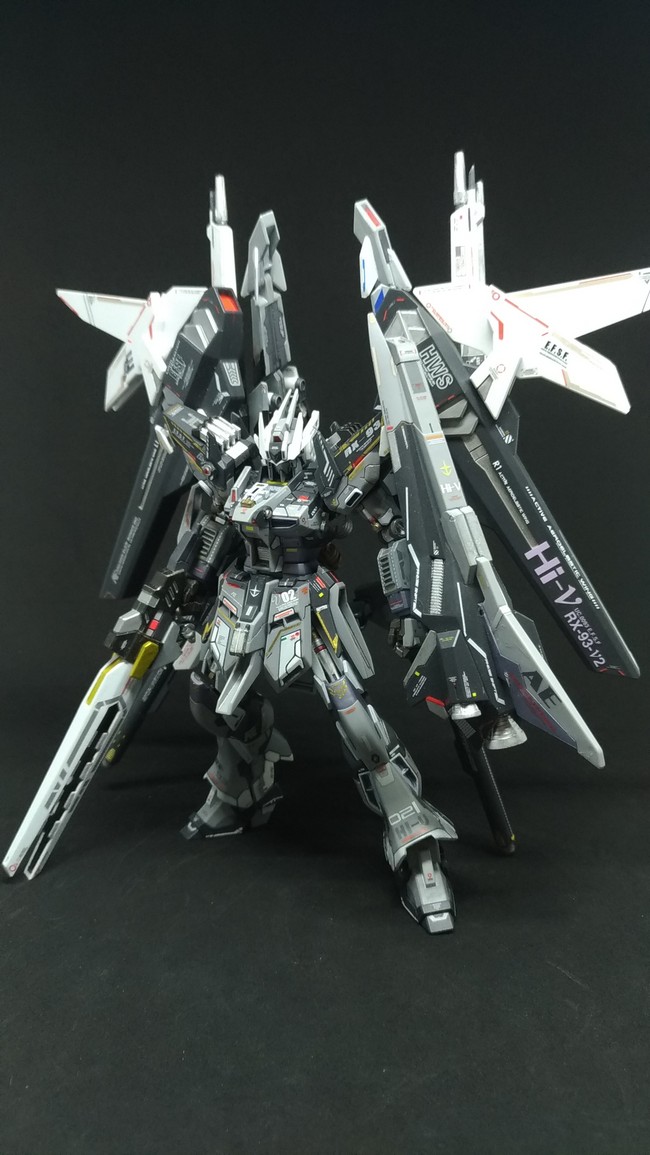 Custom Build: HGBF 1/144 Hi-nu Gundam Influx
