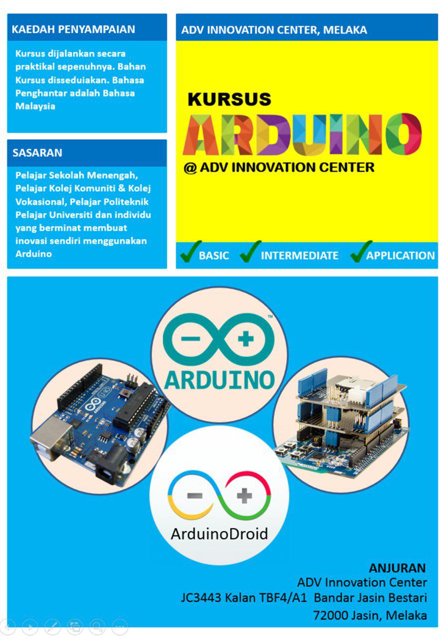 ELEKTRIK DUNIAKU: KURSUS ARDUINO DI KV KUALA KLAWANG