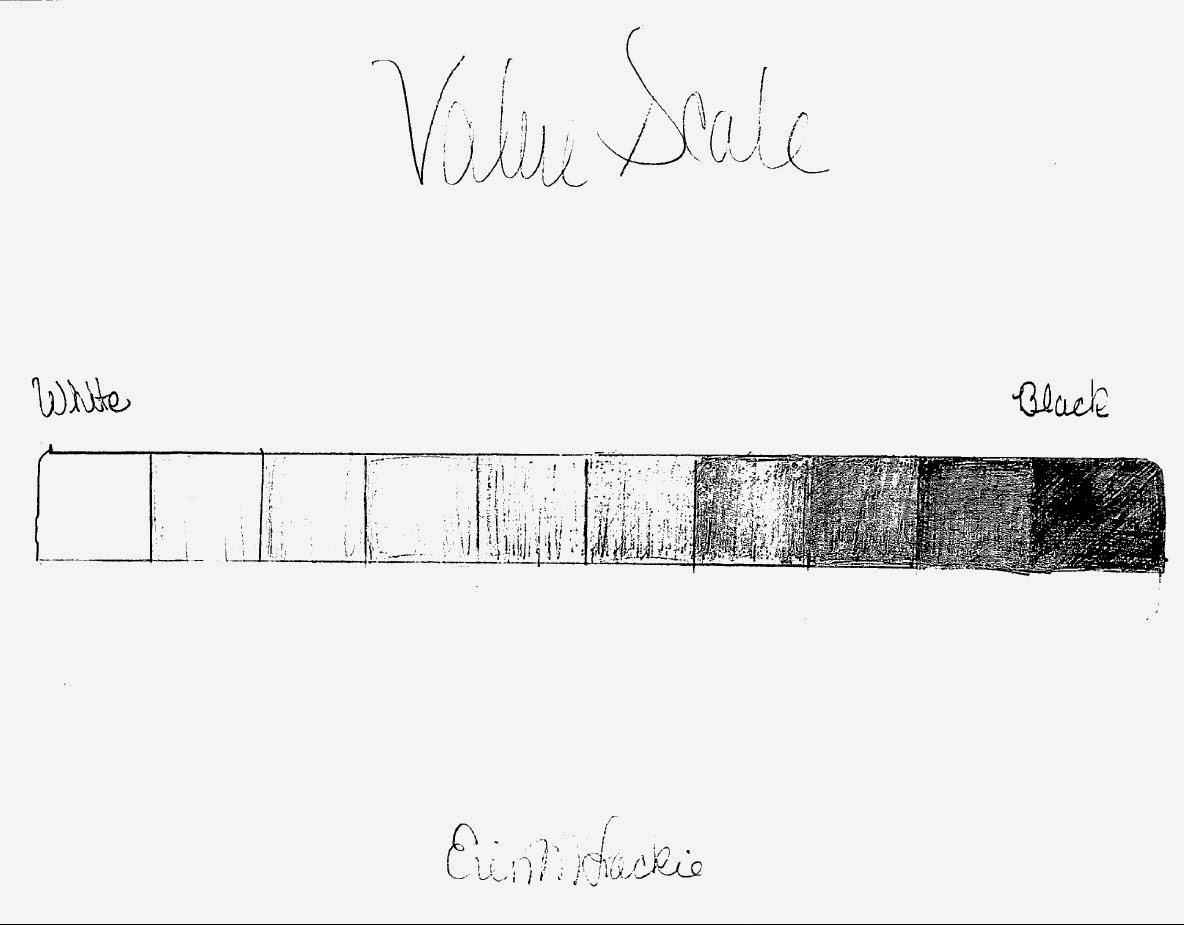 Art Education 200: Value Scale and Color Wheel