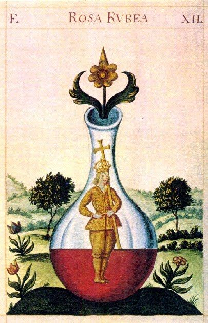 Oberhalb Thoth: Homúnculo.