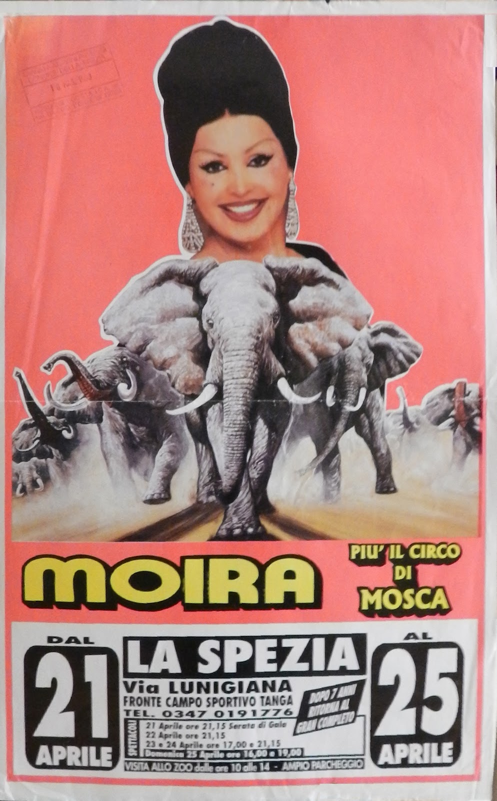 Circus -Collection: Circo Moira Orfei 1999, affiche