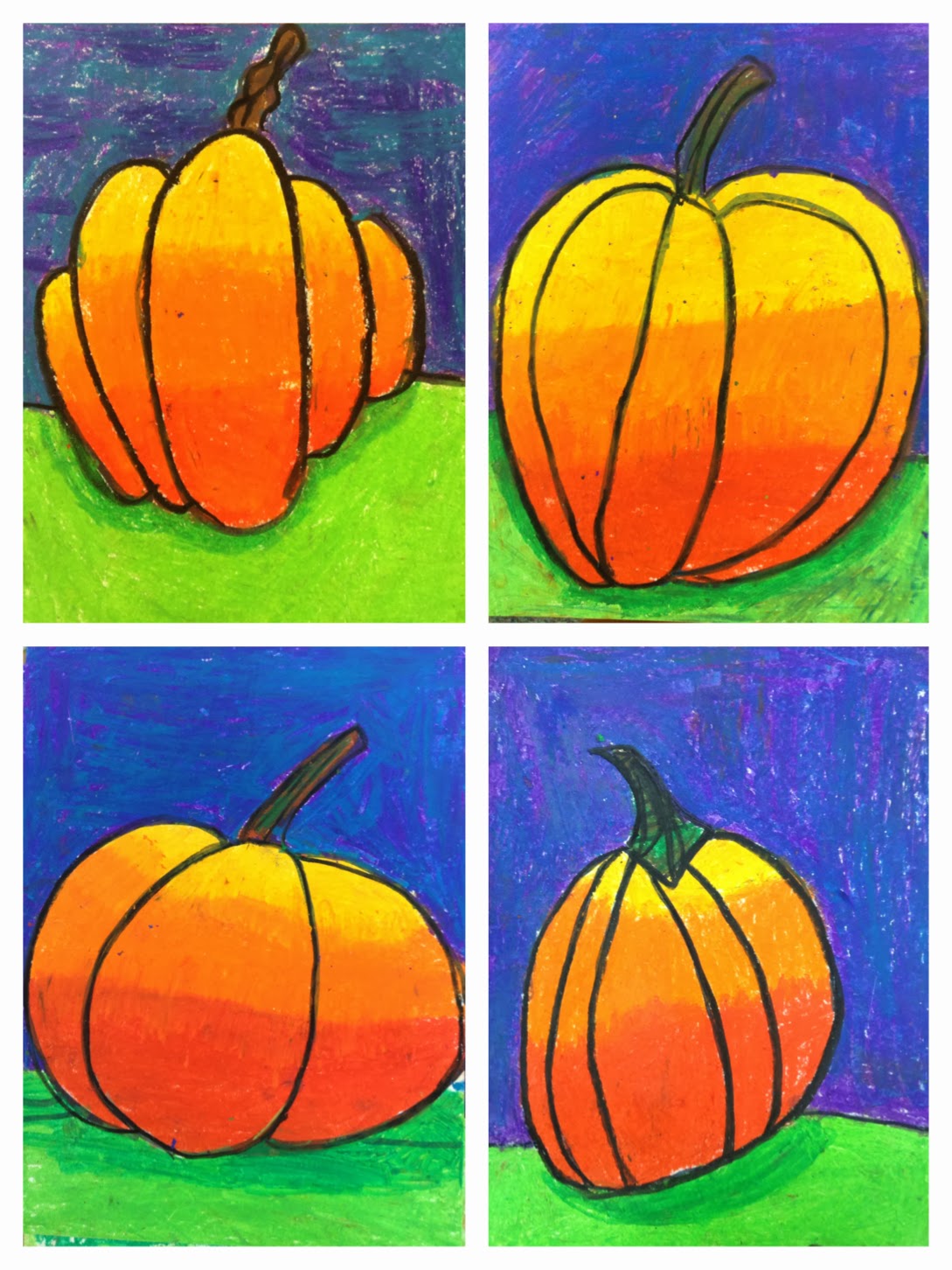 Art. Eat. Tie Dye. Repeat.: 1st Grade Pumpkin Patch