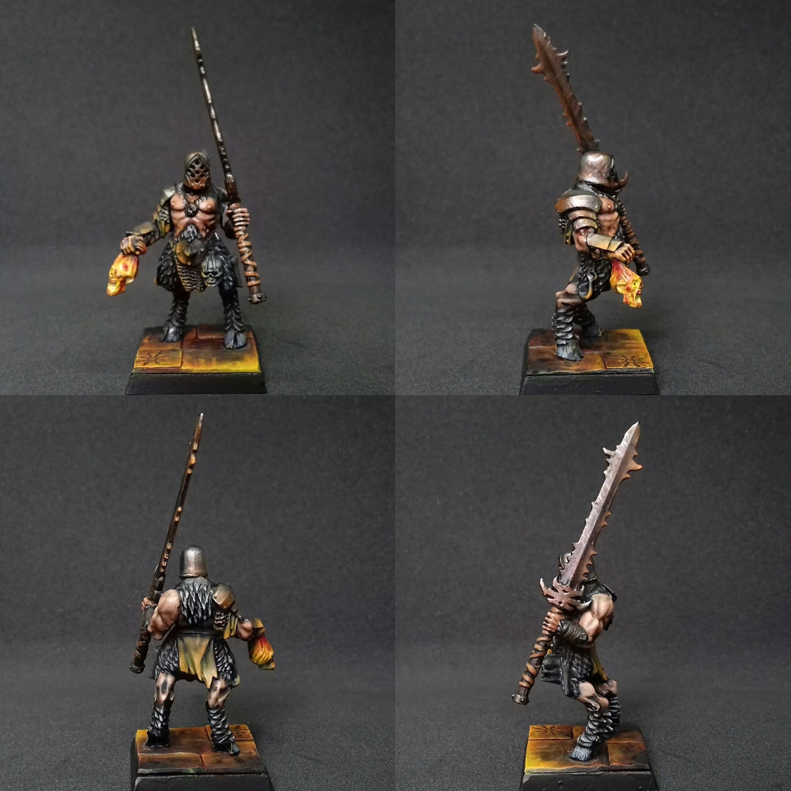 The Rusty Workbench: Warhammer Quest - Chaos Warrior / Beastmen kitbash