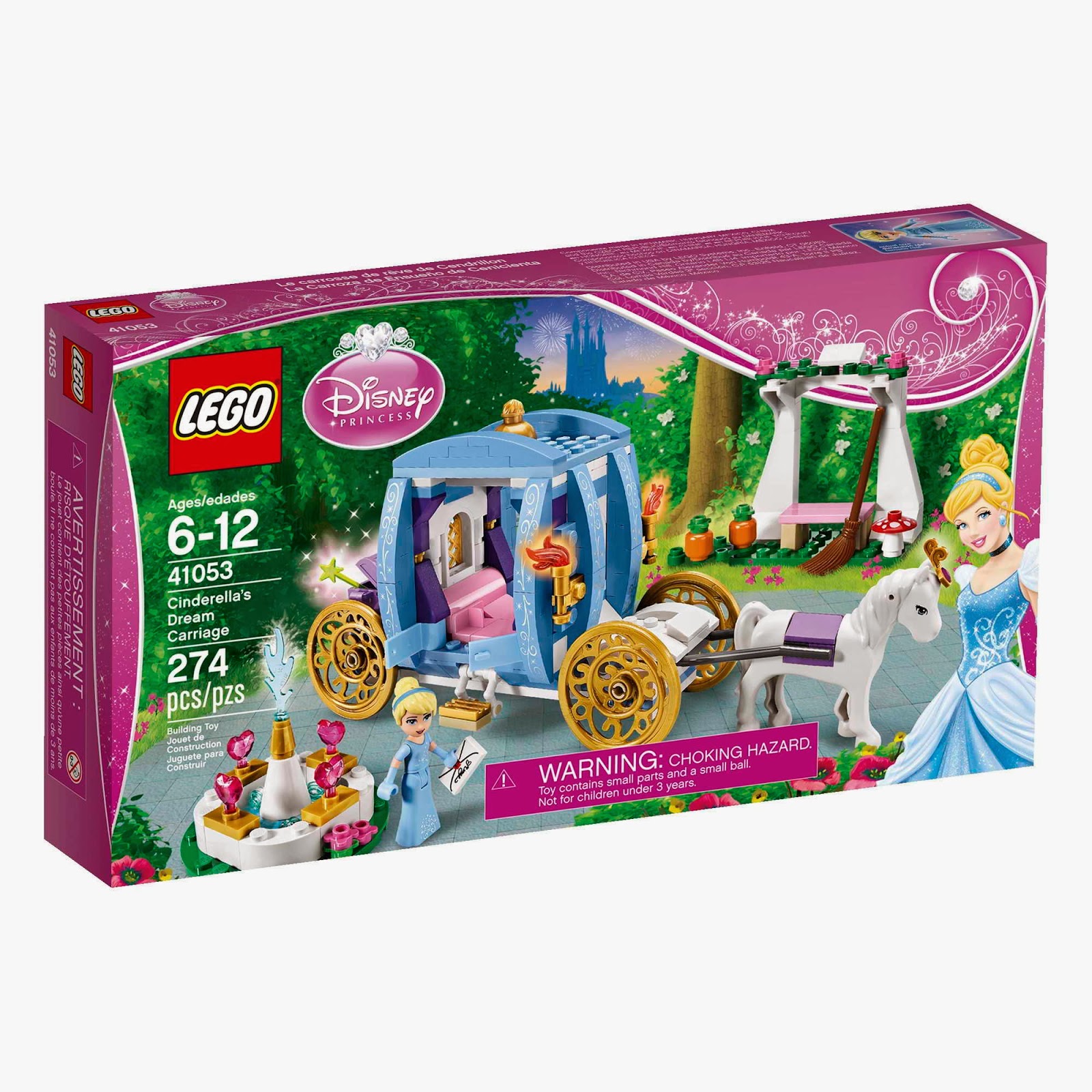 LEGO gosSIP: 131113 LEGO 41053 Cinderella's Dream Carriage box art and ...