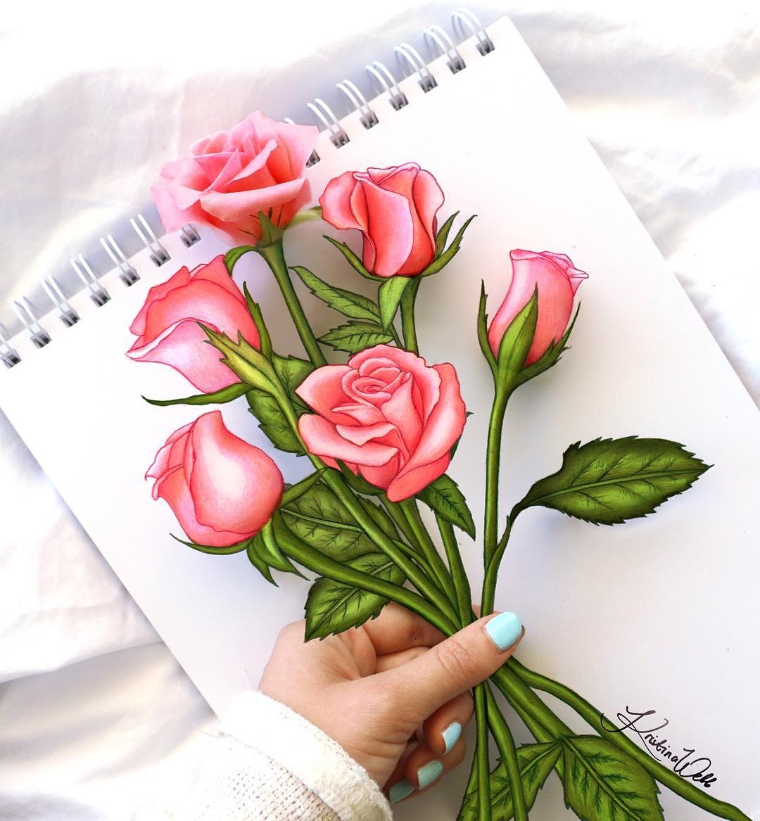 Creative Drawings Of Roses