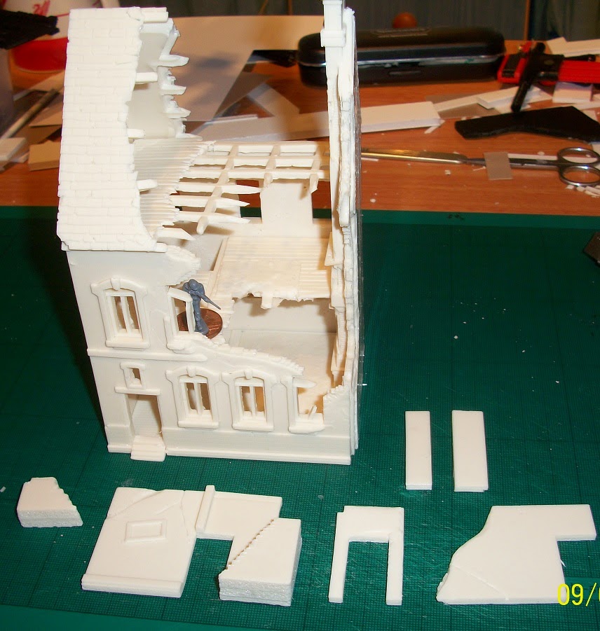 WoW Buildings (World of War): General House Ruin 1 (Normandy House Ruin ...