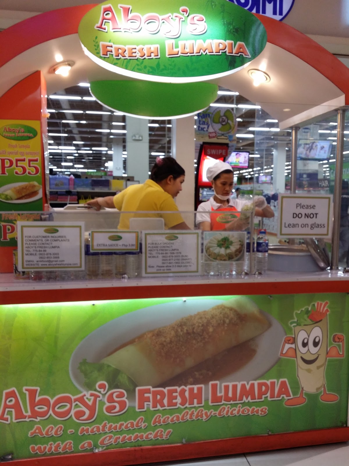 Aboy's Fresh Lumpia: All-Natural, All Veggie - Living Life and whatnot