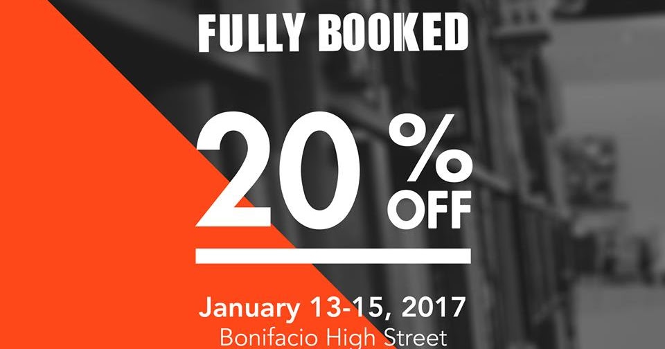 Manila Shopper: Fully Booked Weekend SALE: Jan 13-15 2017
