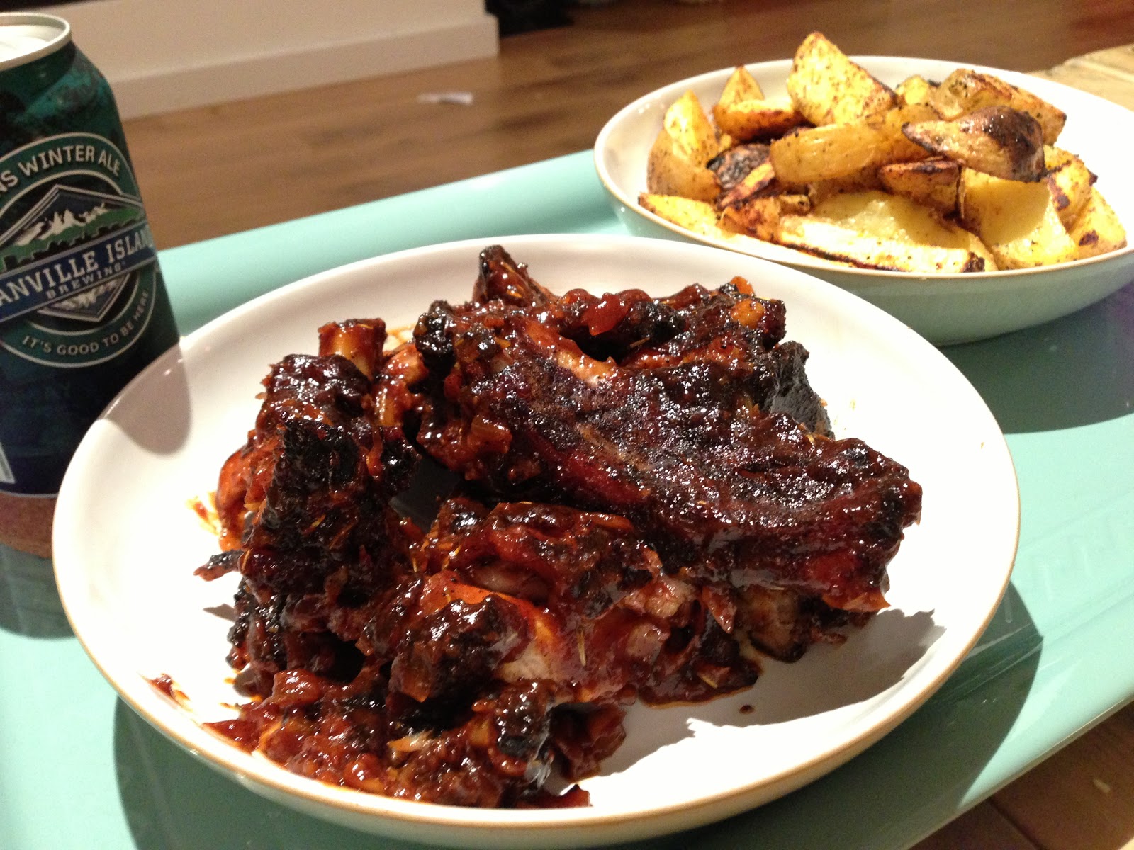 The Brew : Spicy coffee rubbed ribs