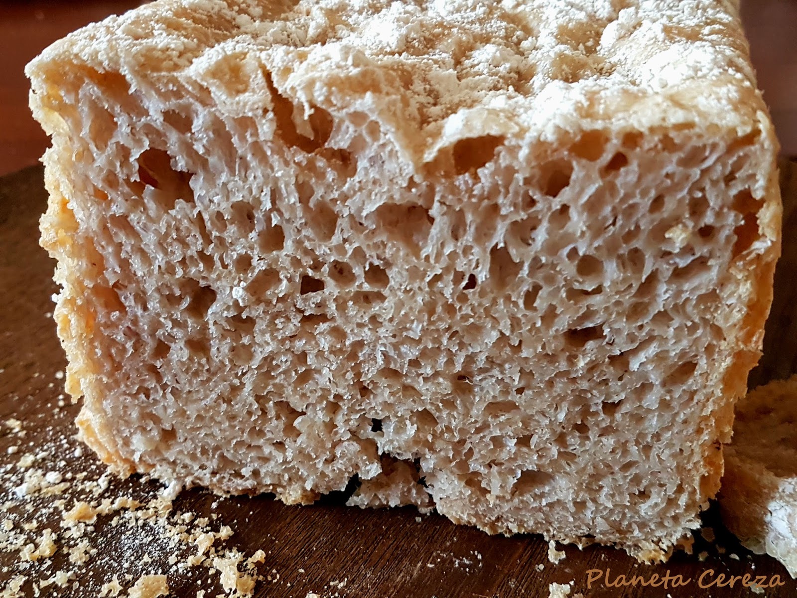 Planeta Cereza: Pan Chapata o "Ciabatta" en panificadora Silvercrest