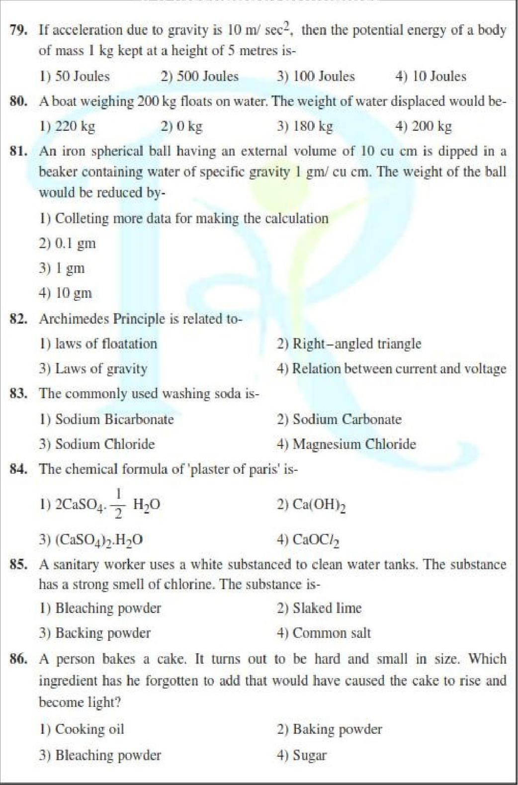 RAILWAY RECRUITMENT BOARD JE PREVIOUS 2010 QUESTION PAPERS WITH ANSWERS ...