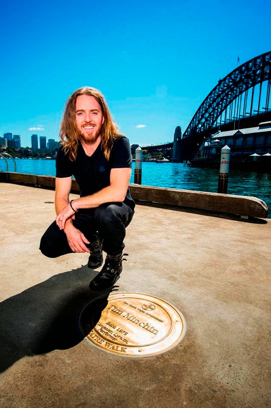hi spirits: TIM MINCHIN HONOURED WITH PLAQUE ON THEATRE WALK