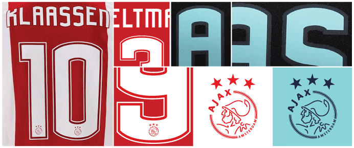 Football teams shirt and kits fan: Font Ajax Amsterdam 2016-17 Completed