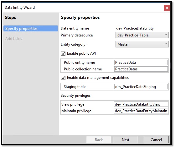 How To Create Custom Data Entity For Dixf In D365 D365 Fando Solutions