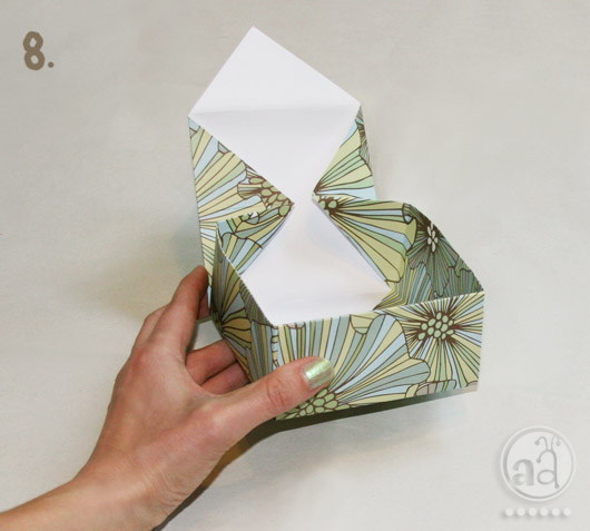 simple origami gift box tutorial | artsy ants