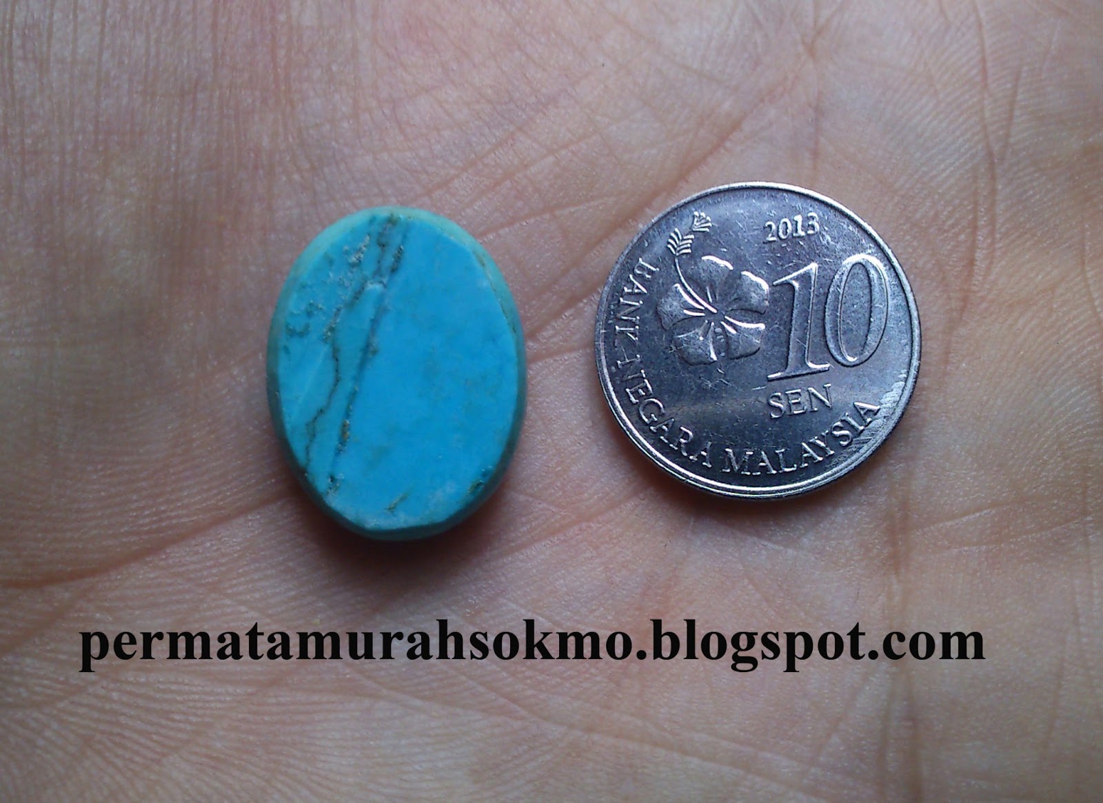 PERMATA MURAH SOKMO: BATU FAIRUZ BIRU IRAN ASLI GRED A : SOLD OUT