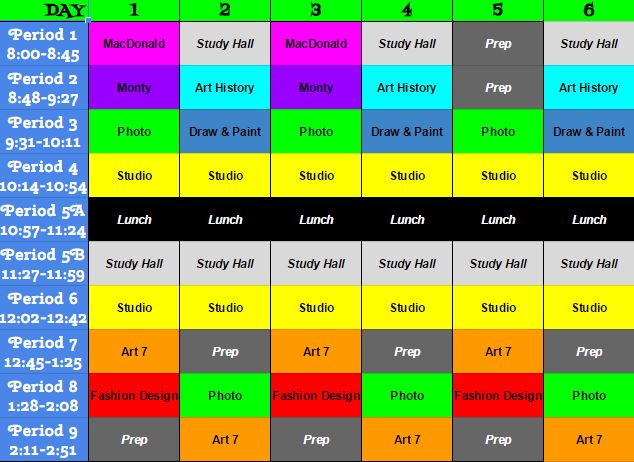 Art Room 104: September 2016