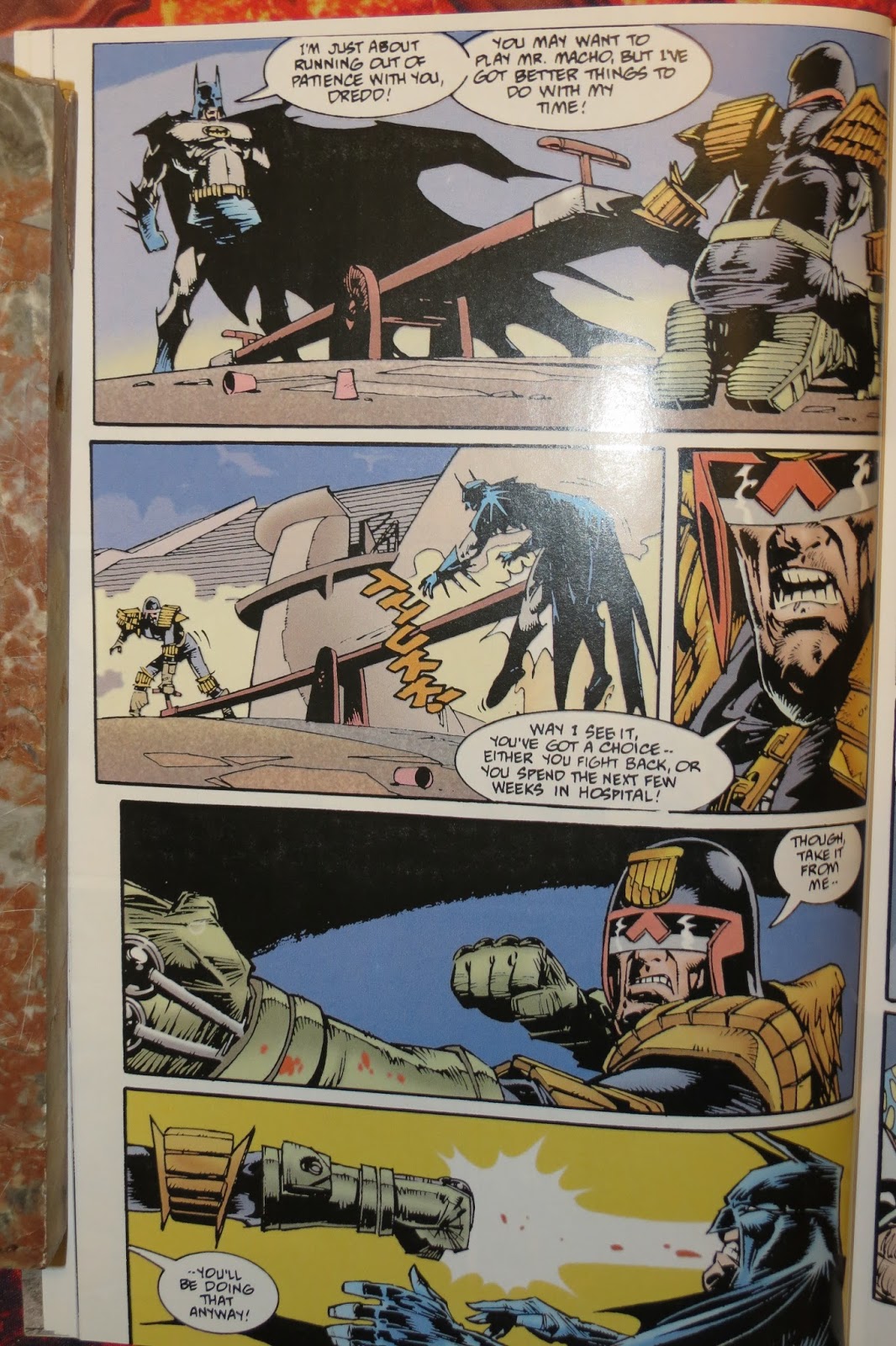 Name Forthcoming: Review: Batman Vs Judge Dredd