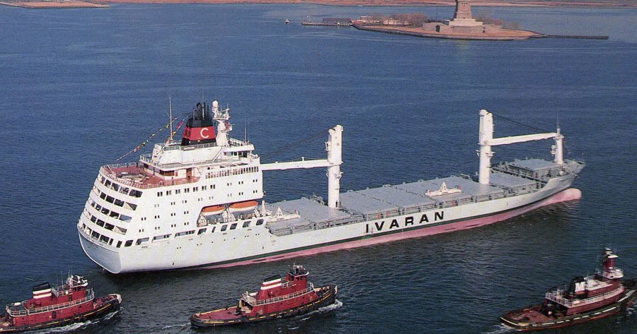 El carguero crucero MV Americana - Una breve historia